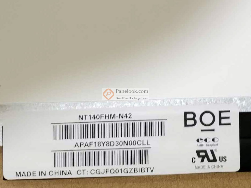 BOE NT140FHM-N42 Overview - Panelook.com