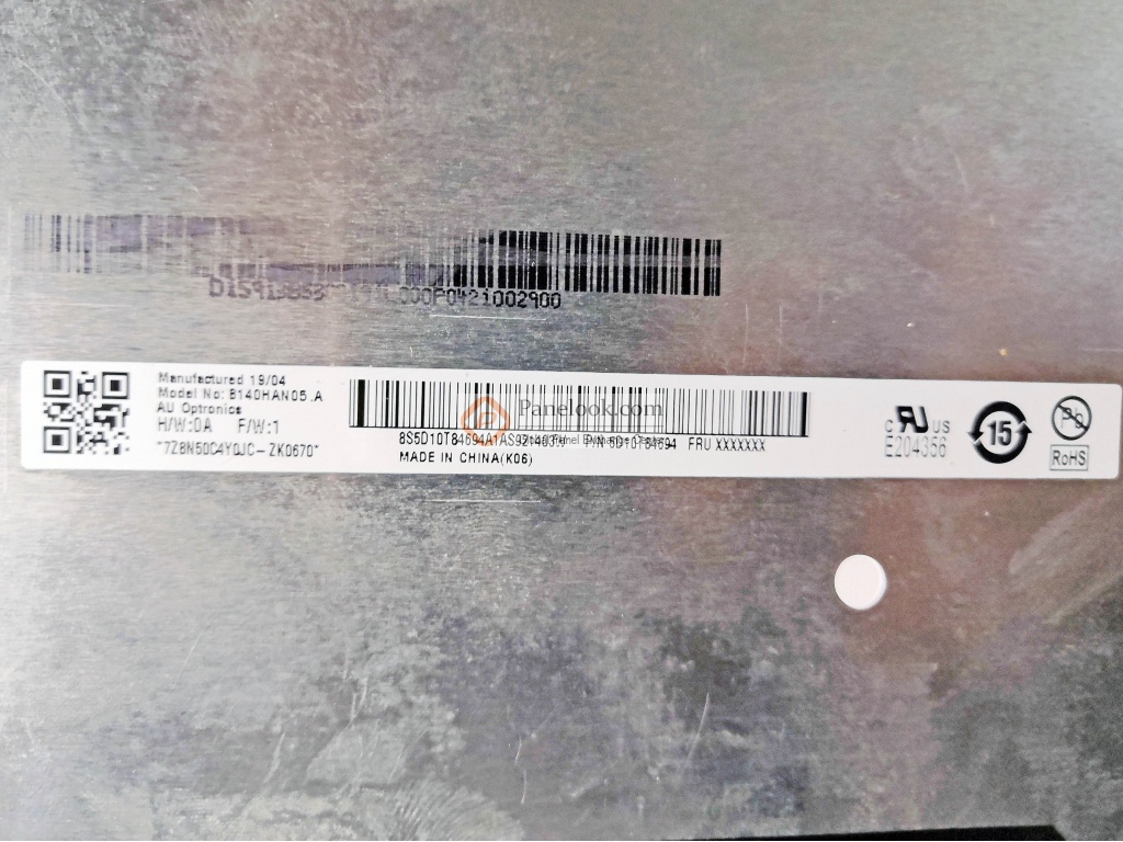 AUO B140HAN05.A Overview - Panelook.com