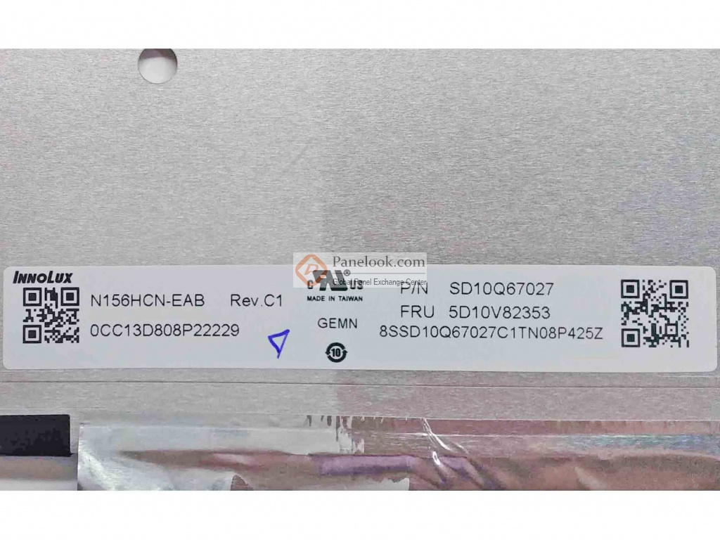 Innolux N156HCN-EAB Overview - Panelook.com