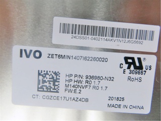 IVO M140NVF7 R0 Overview - Panelook.com