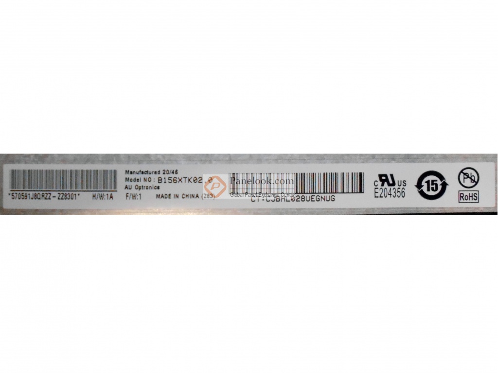 AUO B156HAK02.1 HW1A Overview - Panelook.com