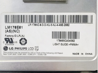 LG.Philips LCD LM170E01-A5NC Overview - Panelook.com
