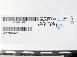 AUO B154EW08 V1 Overview - Panelook.com