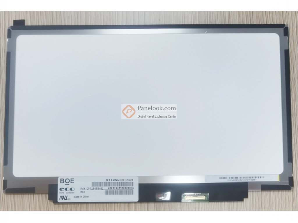 BOE NT125WHM-N43 Overview - Panelook.com