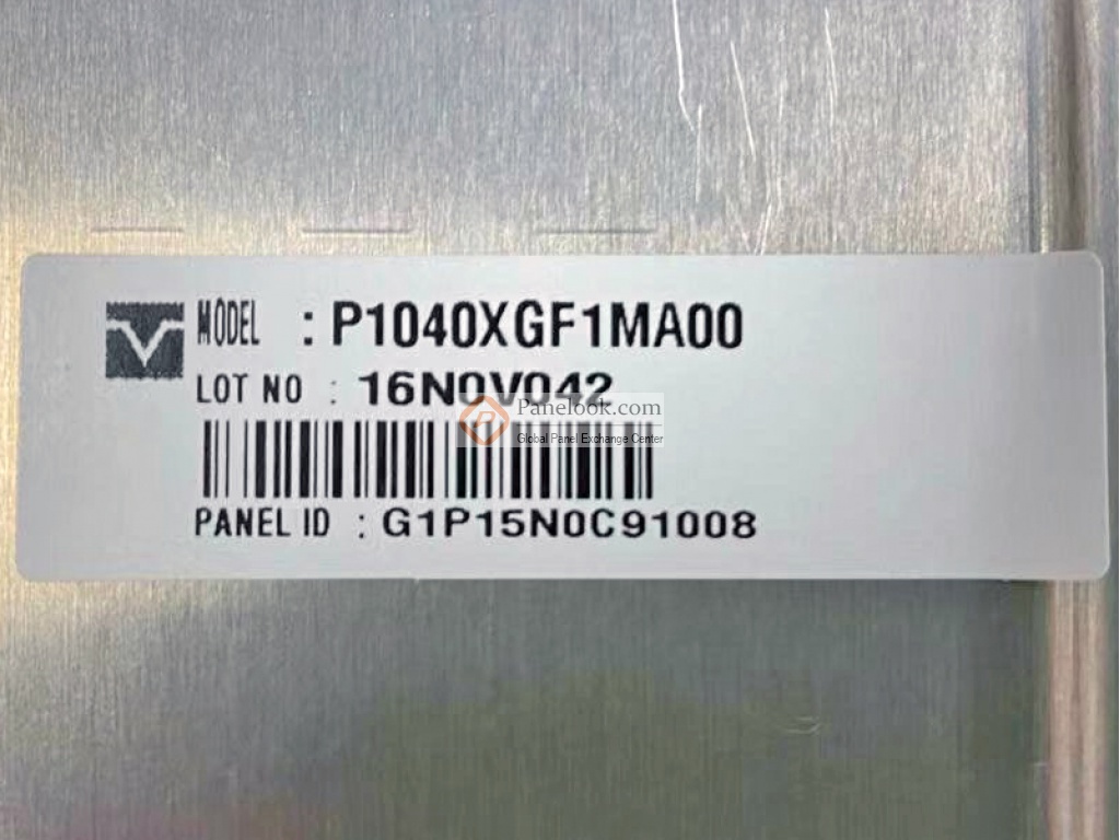 TIANMA P1040XGF1MA00 Overview - Panelook.com