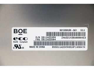 BOE NV133WUM-N61 Overview - Panelook.com
