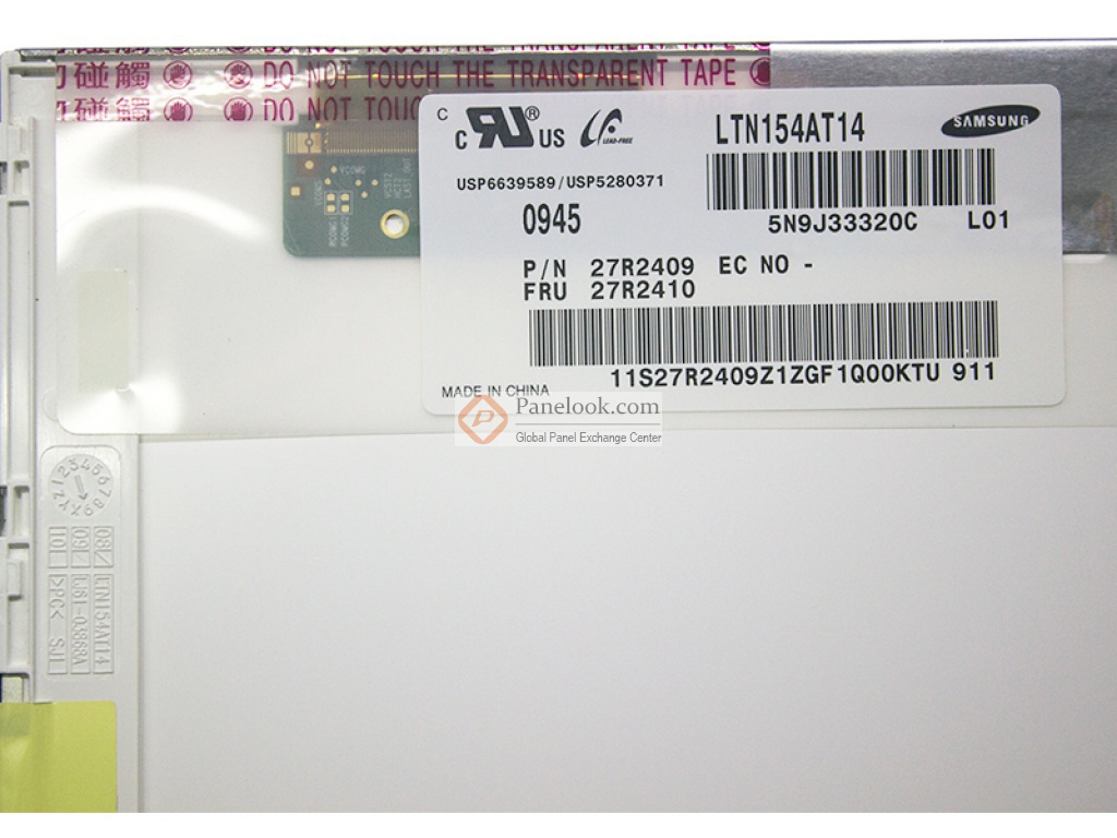 Samsung LTN154AT14-L01 Overview - Panelook.com