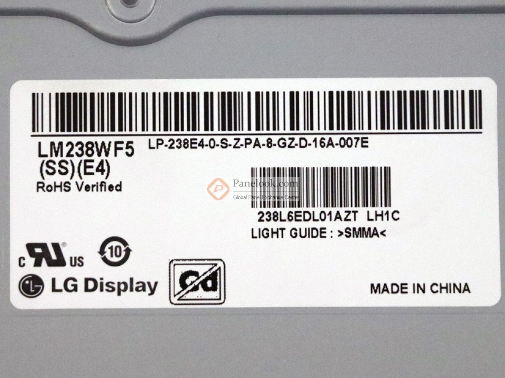 LG Display LM238WF5-SSE4 Overview - Panelook.com