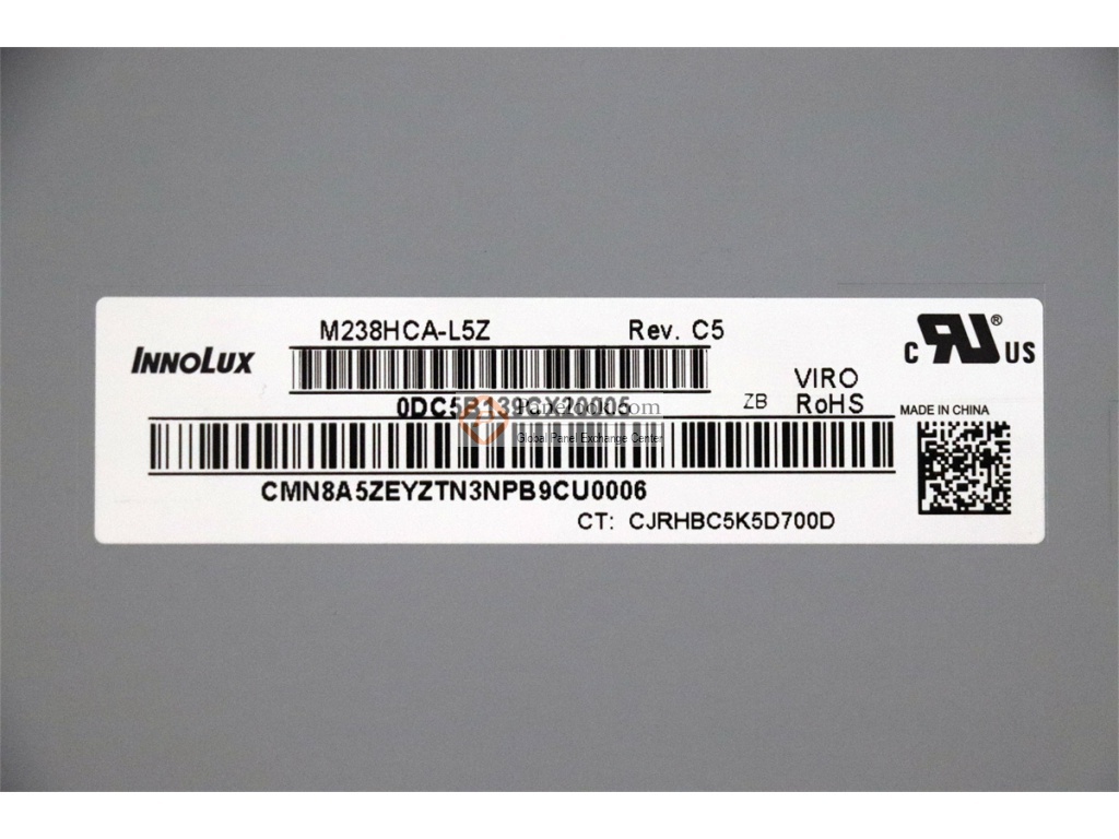 Innolux M238HCA-L5Z Overview - Panelook.com