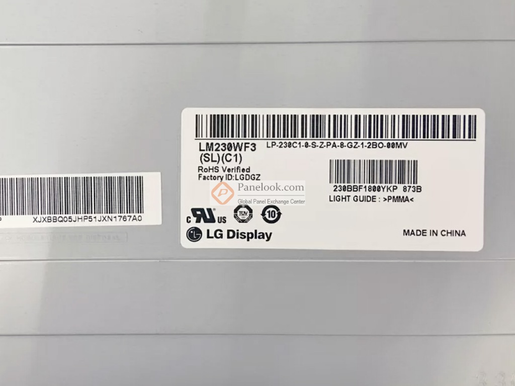 LG Display LM230WF3-SLC1 Overview - Panelook.com