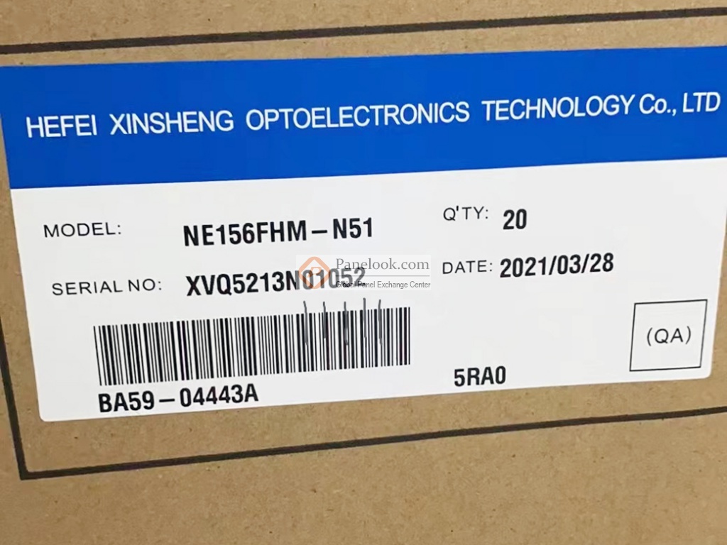 BOE NE156FHM-N51 Overview - Panelook.com