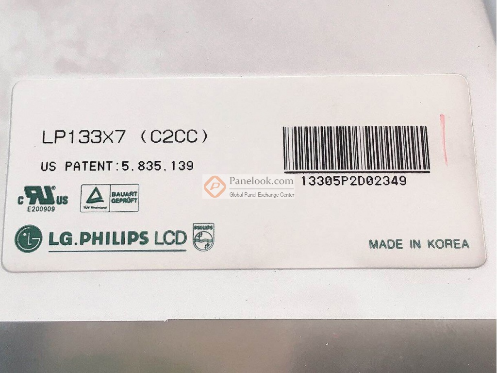 LG.Philips LCD LP133X7-C2CC Overview - Panelook.com