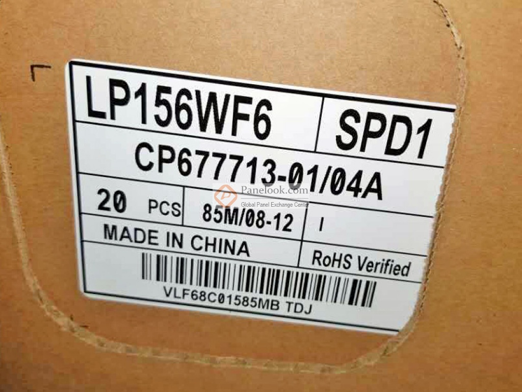 LG Display LP156WF6-SPD1 Overview - Panelook.com