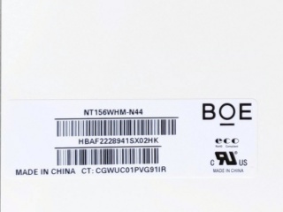 BOE NT156WHM-N44 Overview - Panelook.com