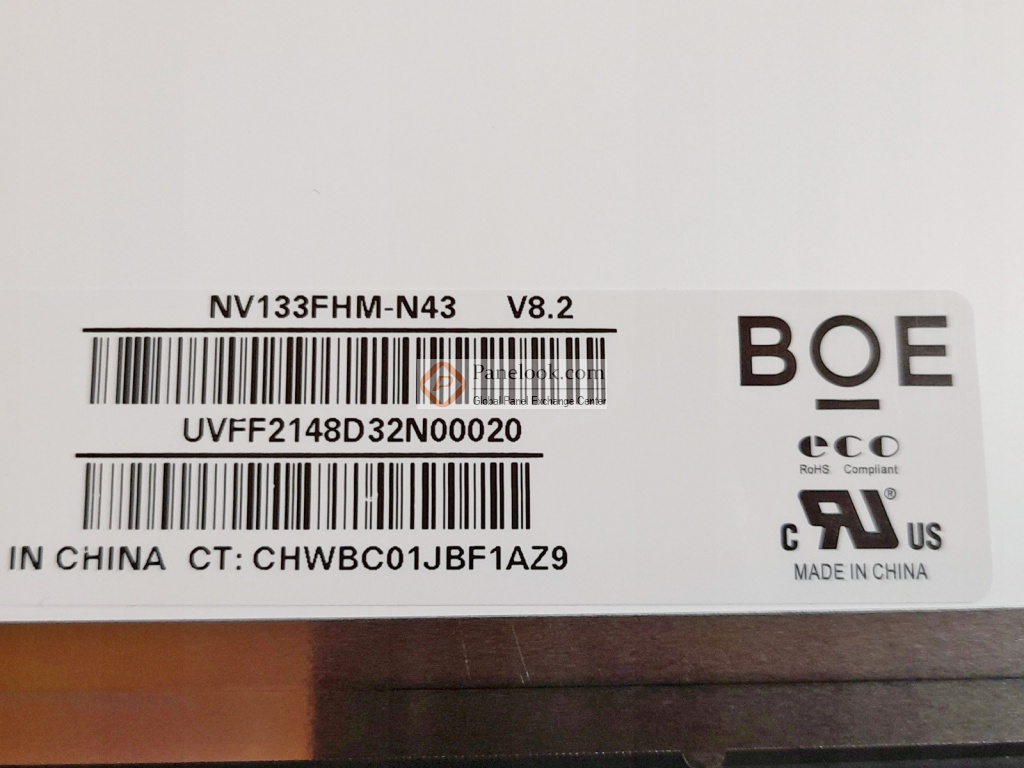 BOE NV133FHM-N43 V8.2 Overview - Panelook.com