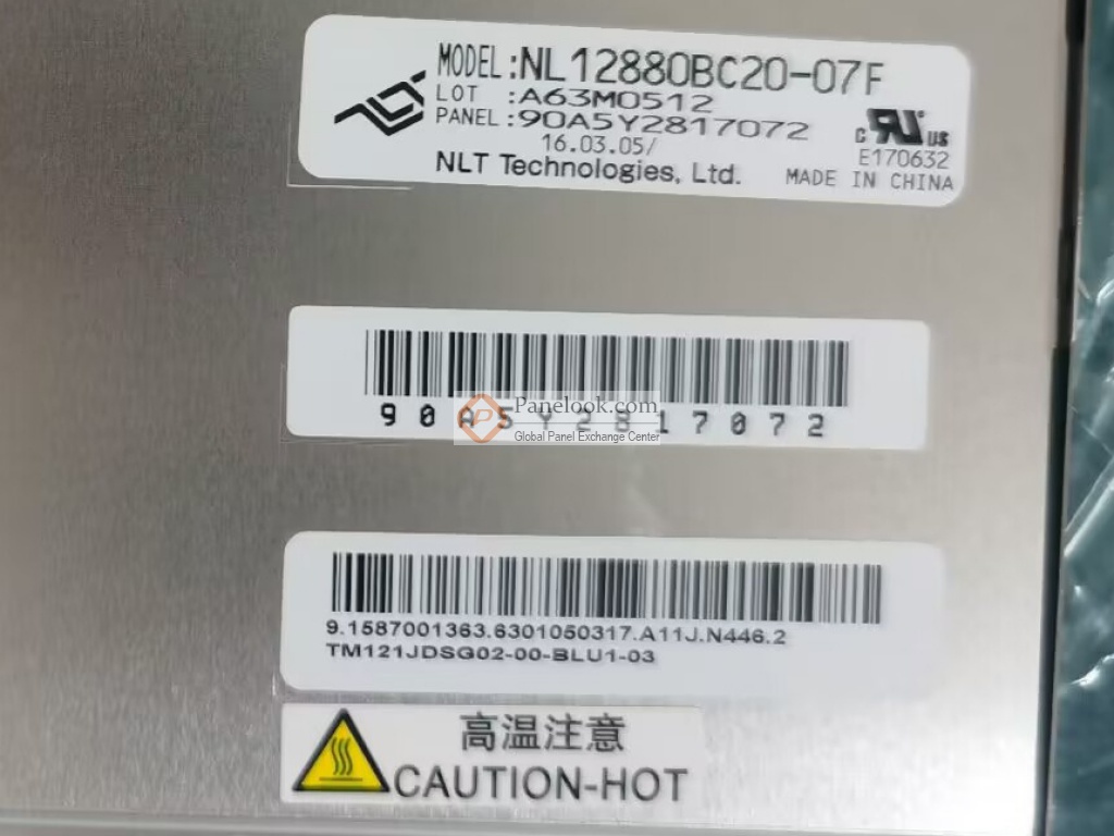 NLT NL12880BC20-07F Overview - Panelook.com