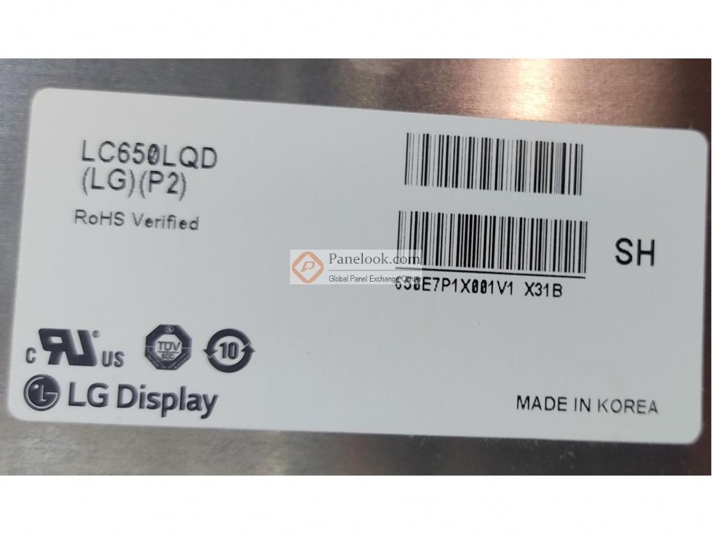 LG Display LC650LQD-LGP2 Overview - Panelook.com