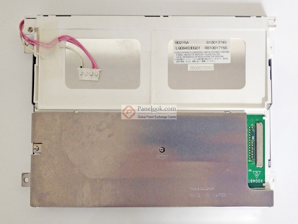 Sharp LQ084S3DG01 Overview - Panelook.com