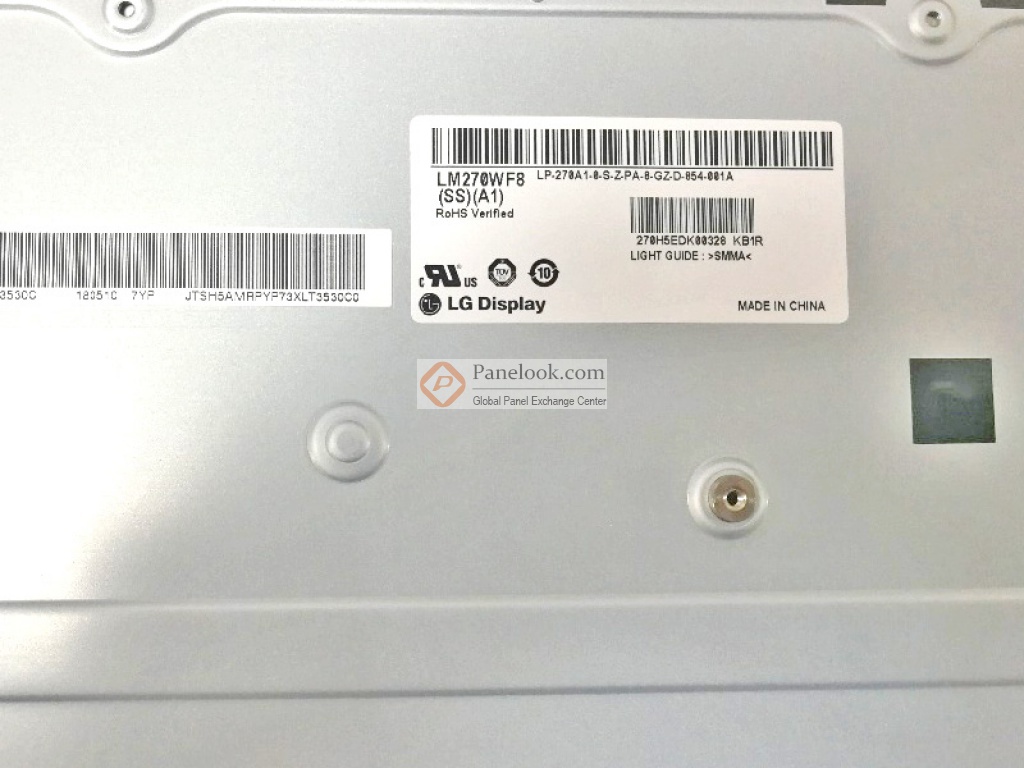 LG Display LM270WF8-SSA1 Overview - Panelook.com