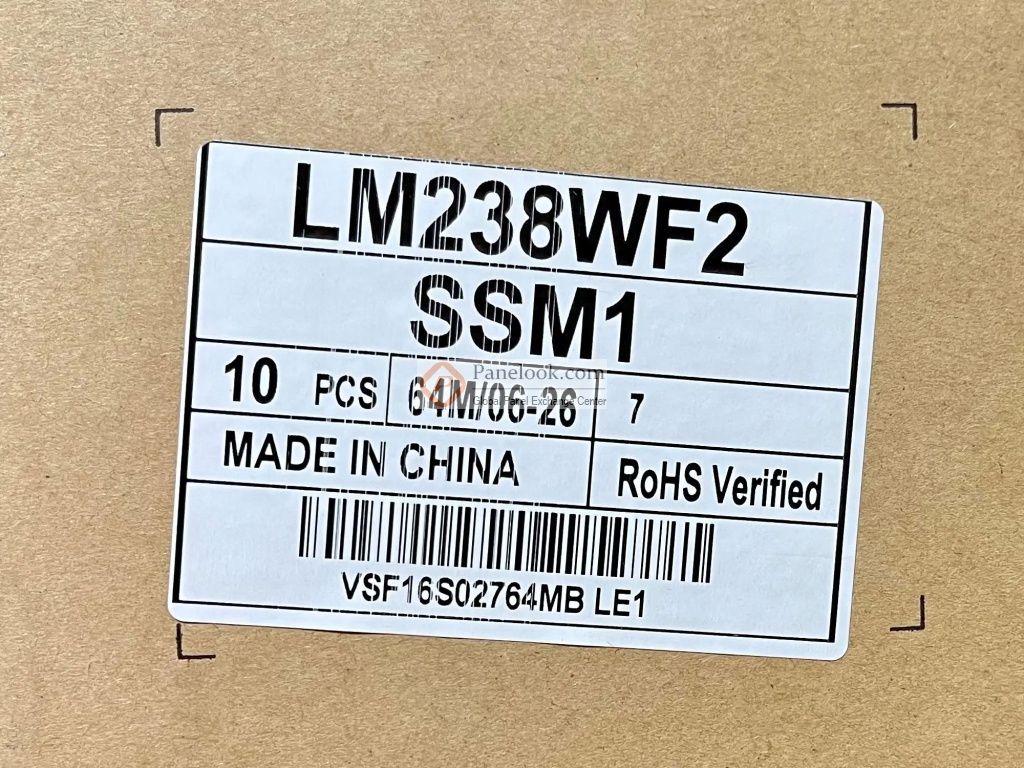 LG Display LM238WF2-SSM1 Overview - Panelook.com