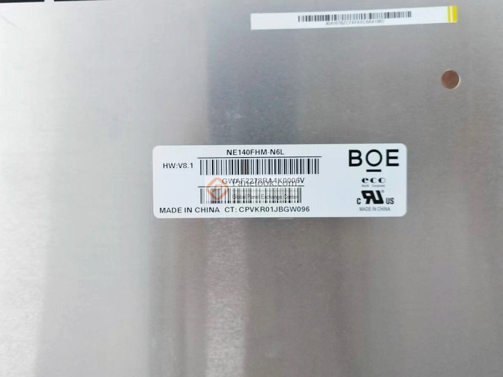 BOE NE140FHM-N6L Overview - Panelook.com