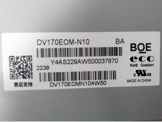 BOE DV170E0M-N10 Overview - Panelook.com