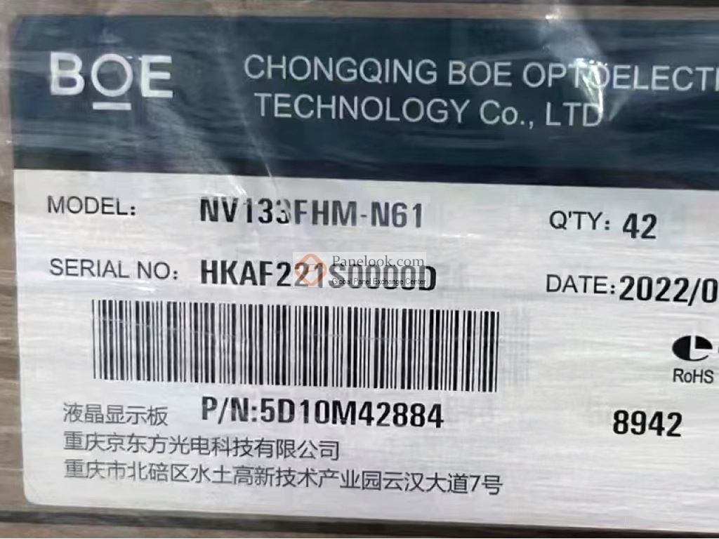 BOE NV133FHM-N61 Overview - Panelook.com