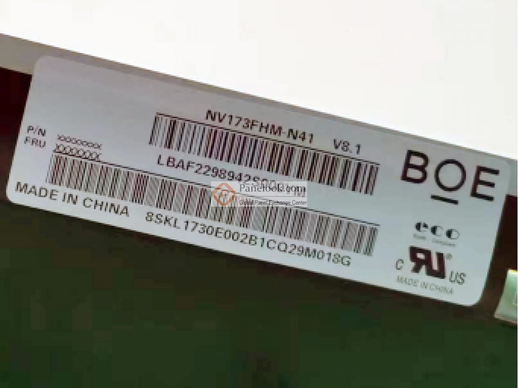 BOE NV173FHM-N41 V8.1 Overview - Panelook.com