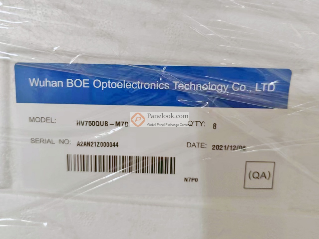 BOE HV750QUB-M7D Overview - Panelook.com