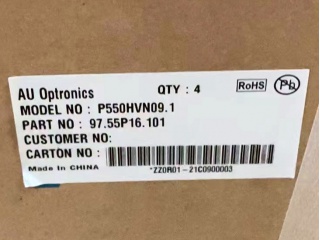 AUO P550HVN09.1 Overview - Panelook.com