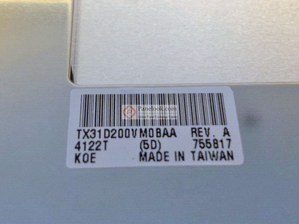 KOE TX31D200VM0BAA Overview - Panelook.com