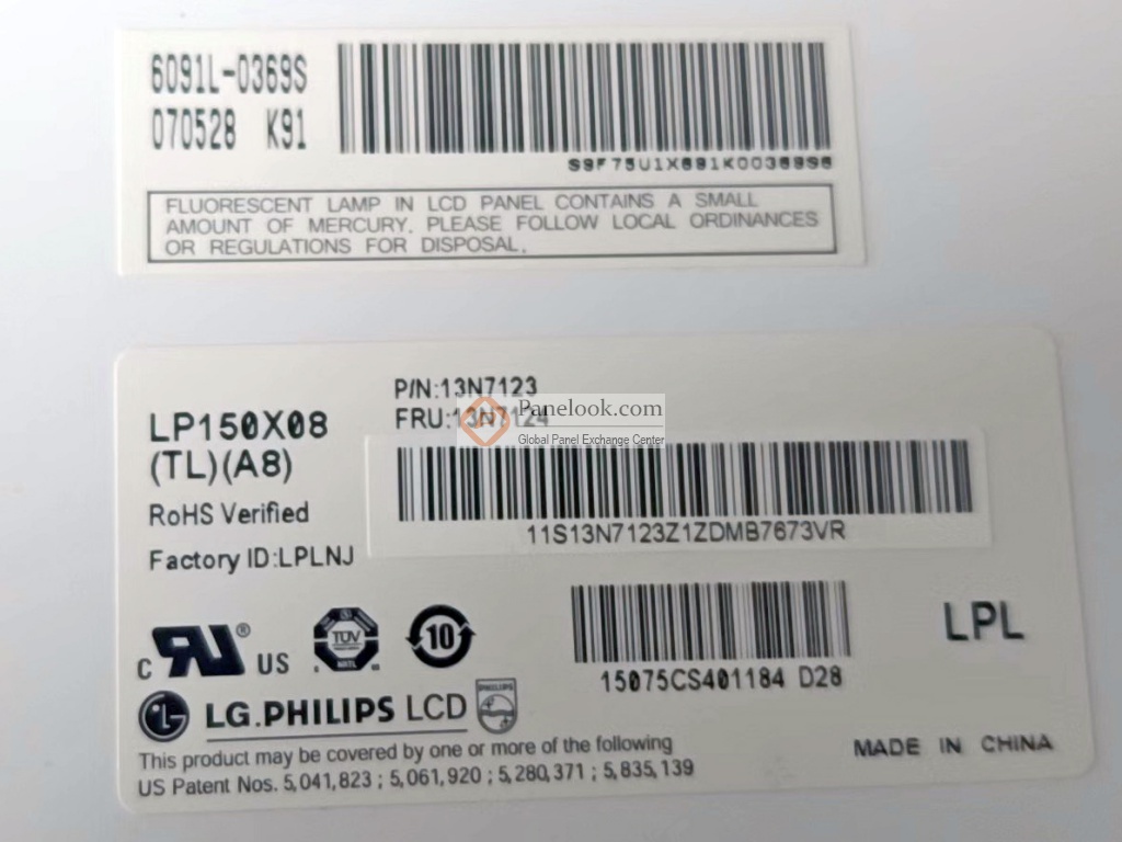 LG.Philips LCD LP150X08-TLA8 Overview - Panelook.com