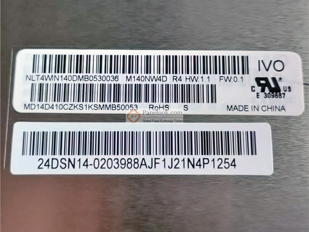 IVO M140NW4D R4 Overview - Panelook.com