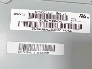 Innolux M280DCA-E7B Overview - Panelook.com
