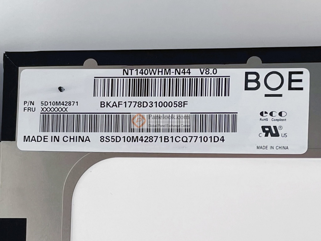 BOE NT140WHM-N44 Overview - Panelook.com