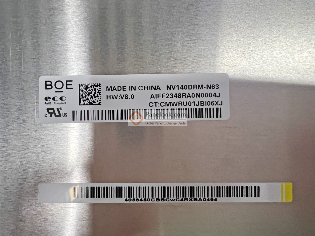 BOE NV140DRM-N63 Overview - Panelook.com