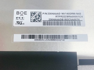 BOE NV140DRM-N43 Overview - Panelook.com