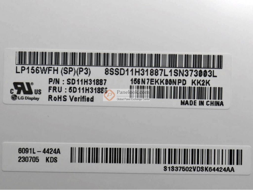 LG Display LP156WFH-SPP3 Overview - Panelook.com