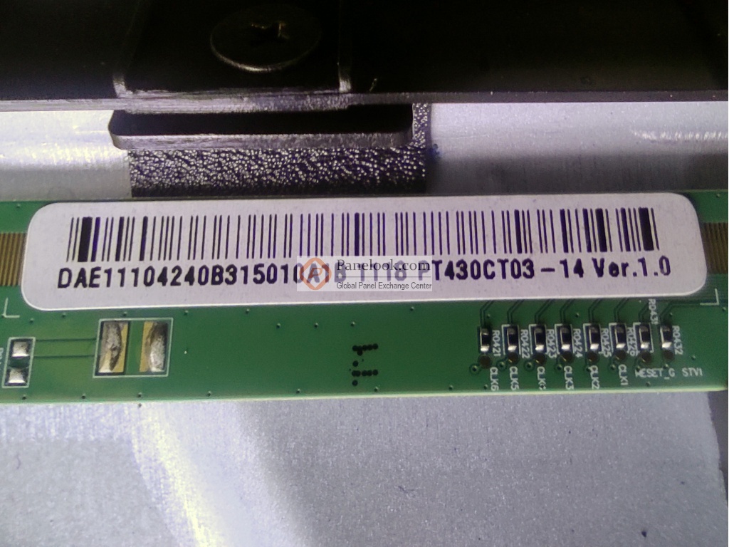 PT430CT03-14 HKC 43" IPS CELL FOB 1920×1080 LVDS | QF ELECTRONICS LIMITED