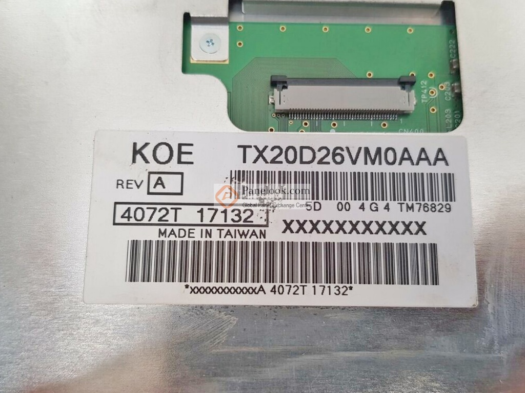 HITACHI TX20D26VM0AAA Overview - Panelook.com