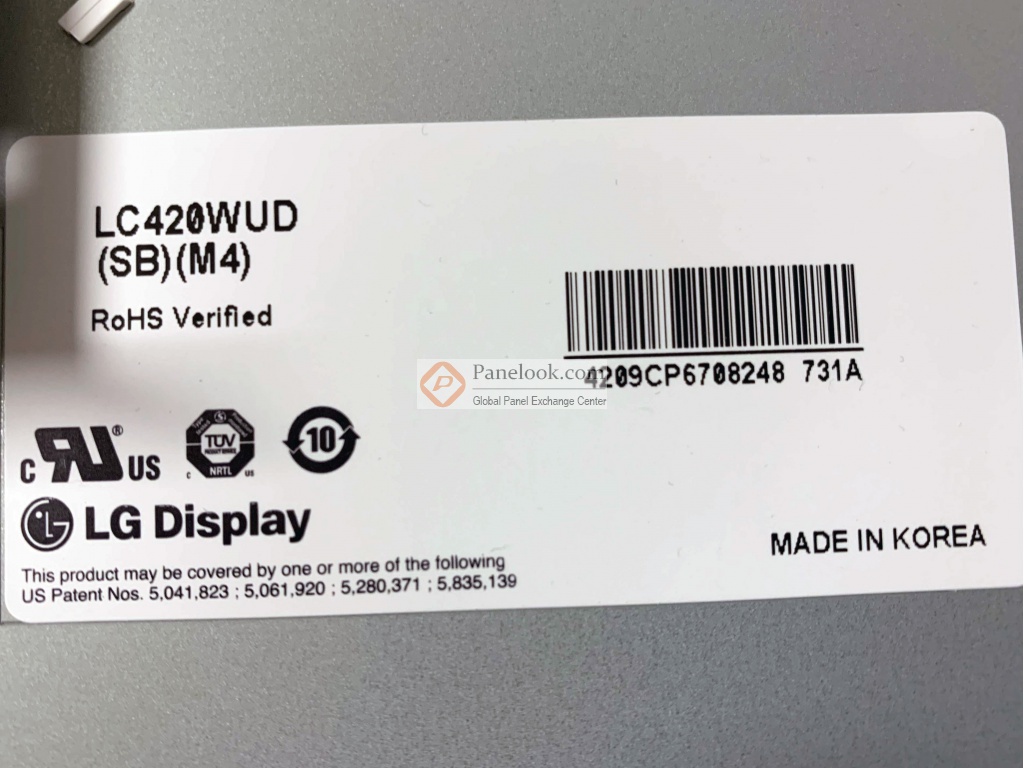 LG Display LC420WUD-SBM4 Overview - Panelook.com