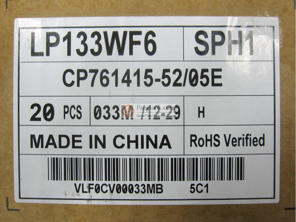 LG Display LP133WF6-SPH1 Overview - Panelook.com