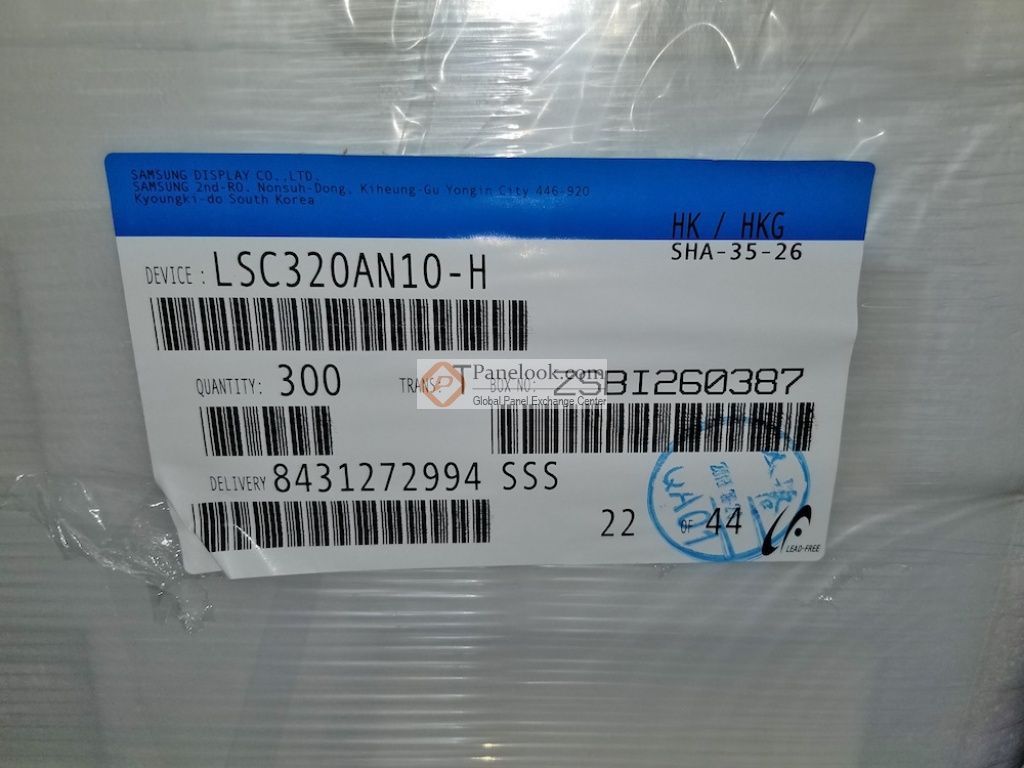 Samsung LSC320AN10-H Overview - Panelook.com