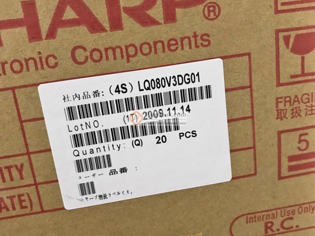 Sharp LQ080V3DG01 Overview - Panelook.com