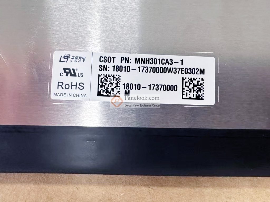 CSOT MNH301CA3-1 Overview - Panelook.com