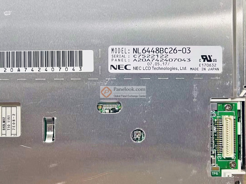 NEC NL6448BC26-03 Overview - Panelook.com