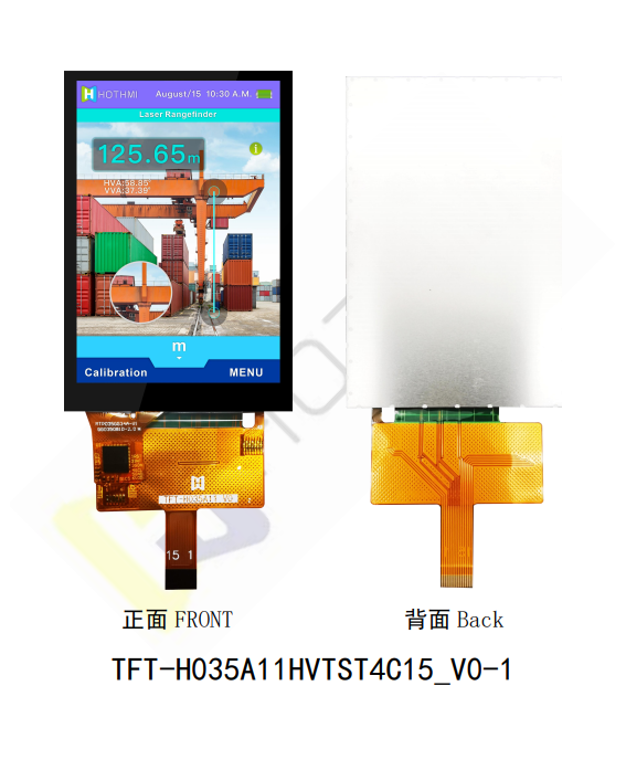 TFT-H305A11HVTST5N15 V0-1 IPS 3.5 inch TFT LCD display module 320*480 SPI interface CTP optional ...