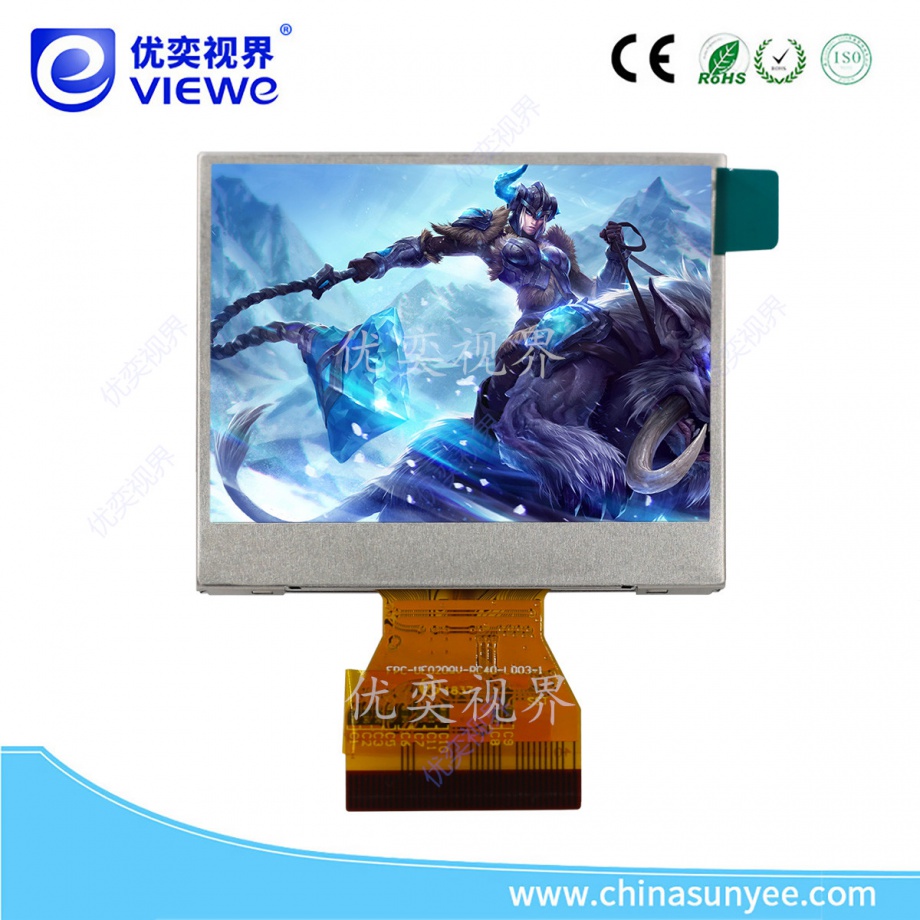 UE020QV-RB40-L009A 2.0 inch small size LCD 500 brightness resolution ...