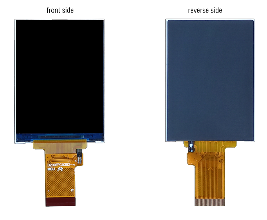 D200N9360V0 2.0 inch small size LCD screen module IPS full viewing ...