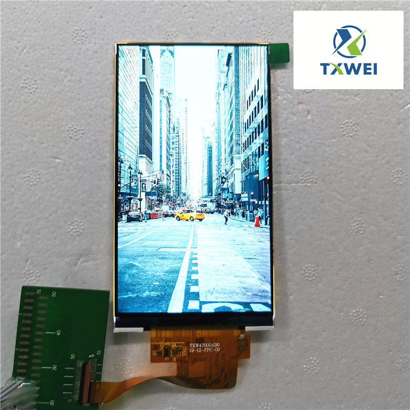 TXW470004B0 4.7 inch 720*1280 TFT LCD display 400 cd/m2 high brightness ...
